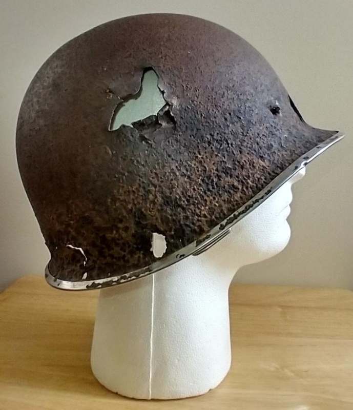 Relic M1 Helmet Said to Have Been Found in Normandy - M-1; M-1C & M-2 ...
