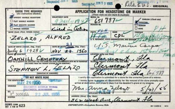 USMC & USN Posthumous Purple Hearts - DECORATIONS/VALOR AWARDS - U.S ...