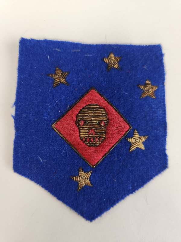 WWII USMC Marine Corps Bullion Felt Raider Battalion Patch - MARINES ...