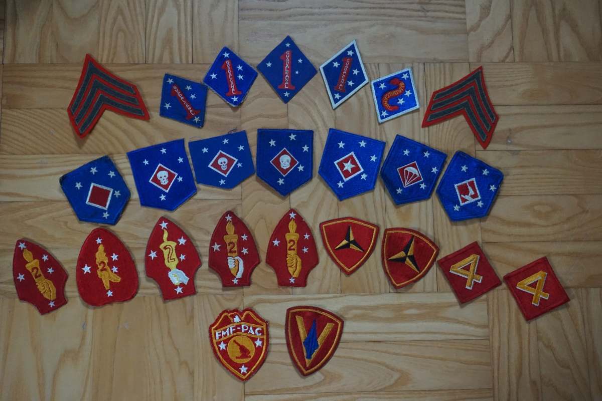 WW2 USMC patches collection - please show your variations :-) - MARINES ...