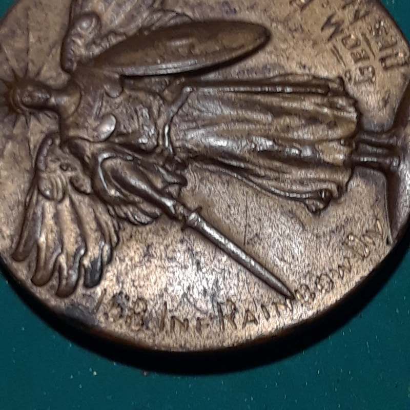 WW1 Victory Medal engraved 168th Infantry - MEDALS & DECORATIONS - U.S ...