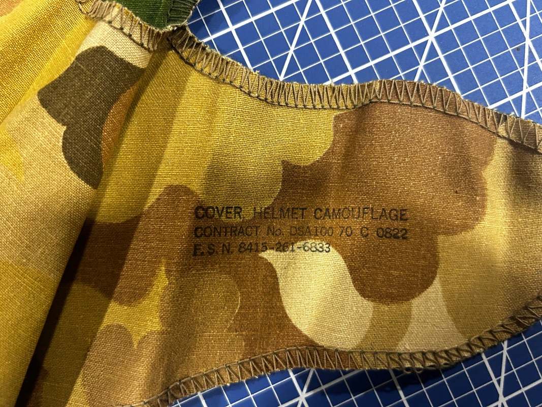 Four M1 Mitchell Covers - Authenticity - M-1; M-1C & M-2 HELMETS - U.S ...