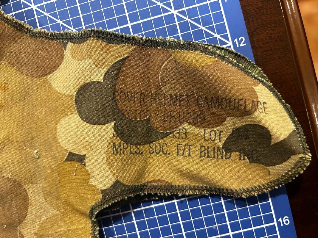 Four M1 Mitchell Covers - Authenticity - M-1; M-1C & M-2 HELMETS - U.S ...