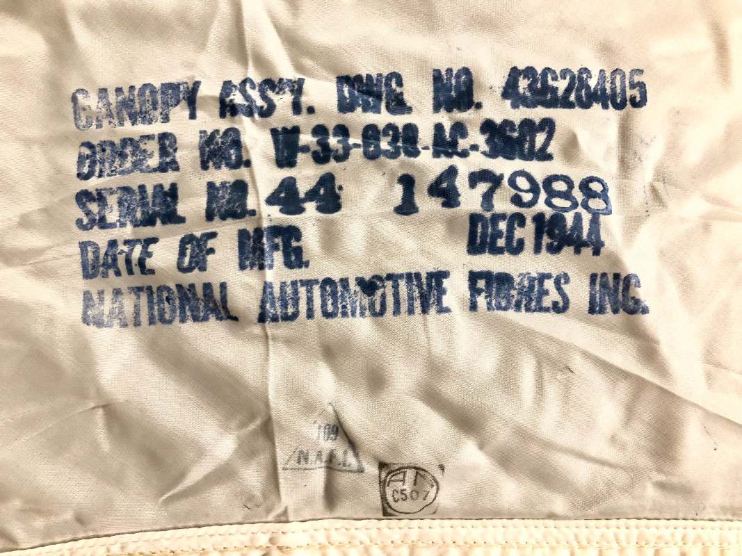 Info wanted: NAVAIR 24’ canopy - SURVIVAL GEAR - U.S. Militaria Forum