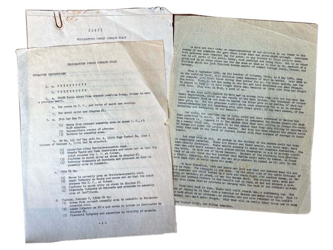 Reuniting the grouping of Brigadier General Robert Stack, ast ...