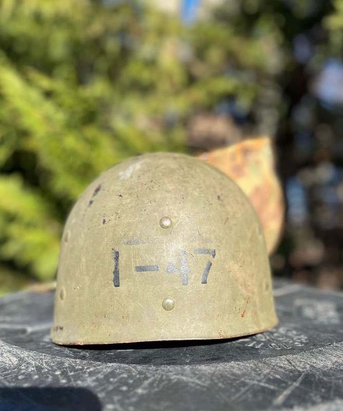 Ww2 era USMC m1 helmet - M-1; M-1C & M-2 HELMETS - U.S. Militaria Forum