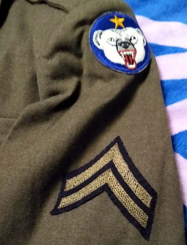 new uniform find. 1948 dated Ike, with 1946 dated pants and overseas ...