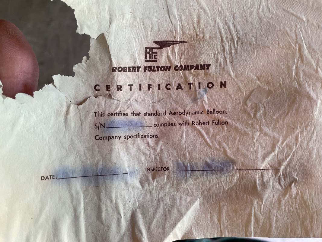 Fulton "SkyHook" Exhibit - FIELD & PERSONAL GEAR SECTION - U.S ...