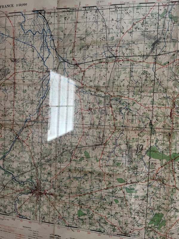 WWII ST Lo Map, GI Used - FIELD & PERSONAL GEAR SECTION - U.S ...