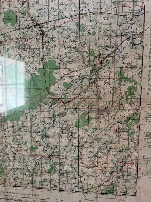 WWII ST Lo Map, GI Used - FIELD & PERSONAL GEAR SECTION - U.S ...