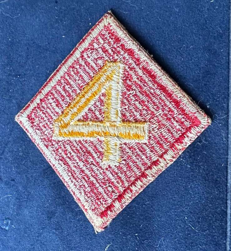 Mint 4Th Marine Division patch interesting letter - UNIFORMS - U.S ...