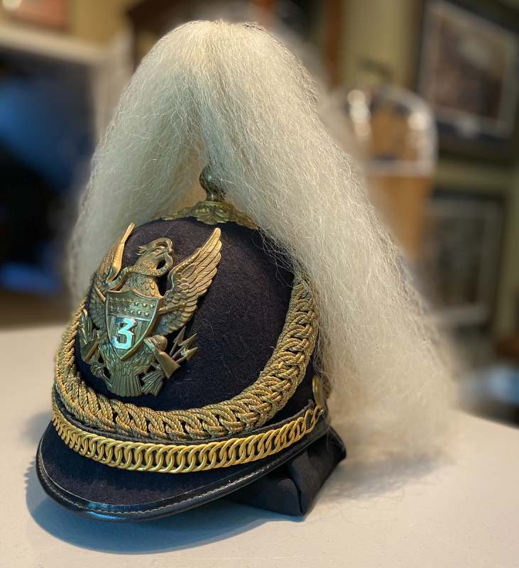 M1881 Mounted Infantry Officer's Helmet 3rd Inf Rgt - (1866-1890 ...