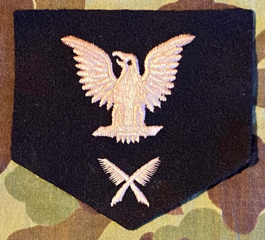 Short Lived Navy Two-Piece Rating Badges - NAVY, COAST GUARD AND OTHER ...