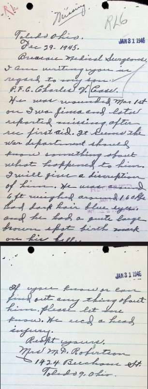 Charles V. Case - MIA on Iwo Jima [UPDATED June 2023] - MEDALS ...