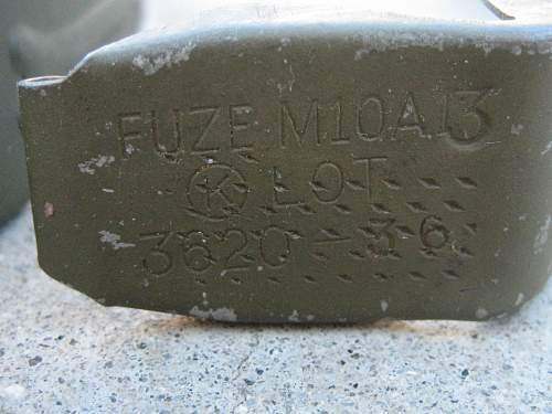 What does the - Fuze M200A1 indicate or what is it designated for ...