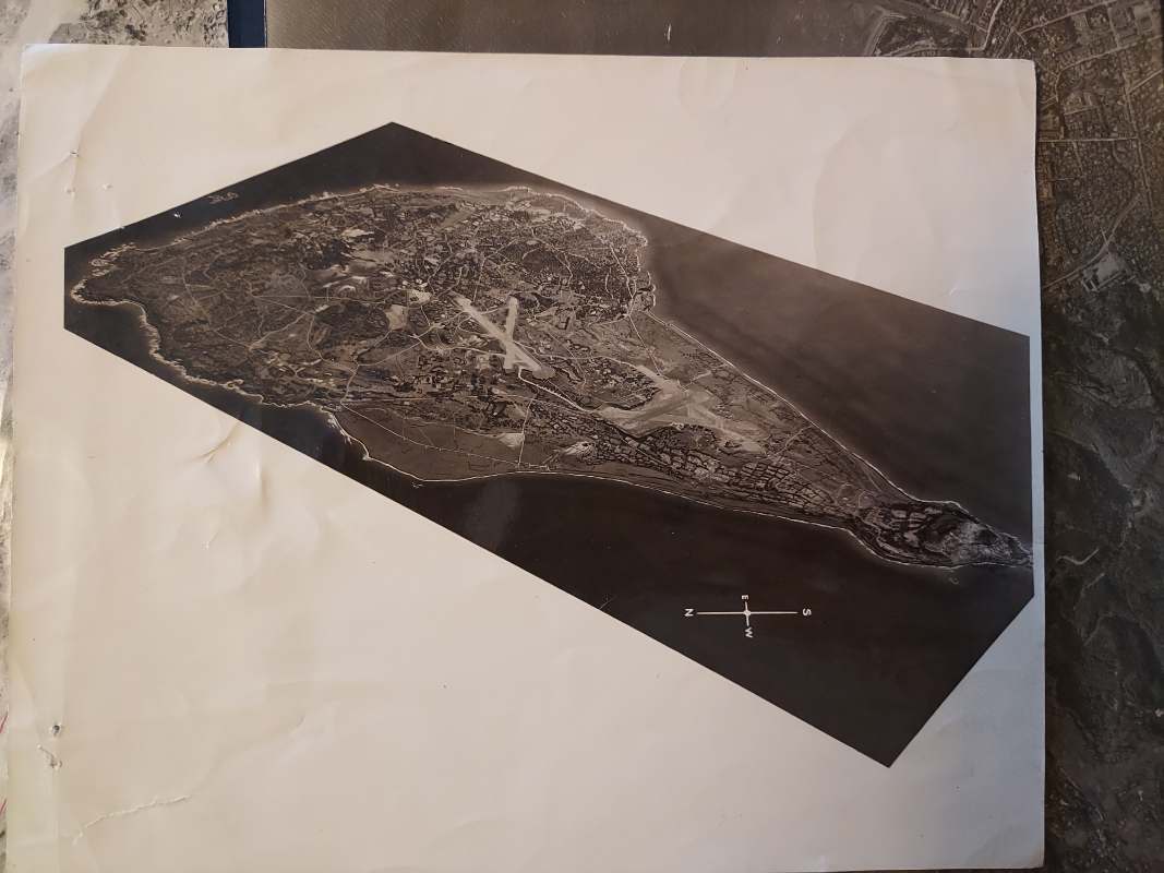 WWII foam rubber relief maps and paper work IWO JIMA, and SIPAN ...