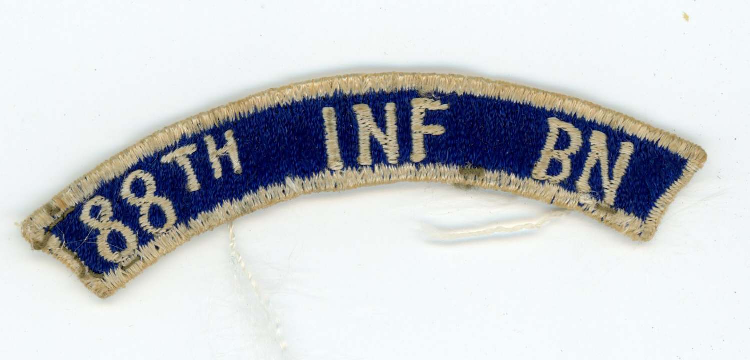 88th Infantry Battalion (Heavy Mortar) scroll question - ARMY AND USAAF ...