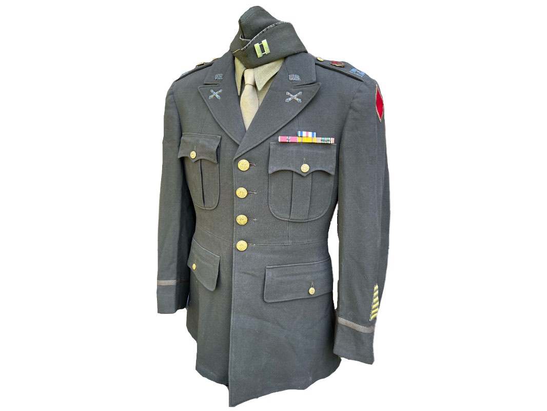 5th Infantry Division Silver Star and x2 Bronze Star uniform grouping ...