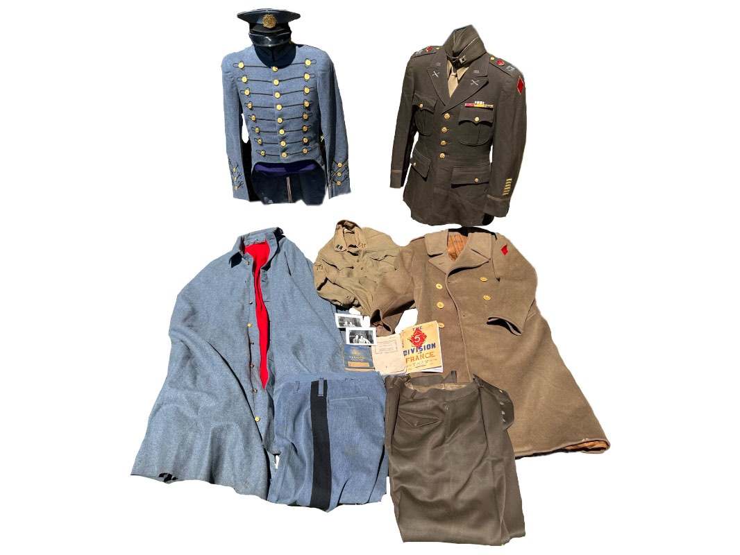 5th Infantry Division Silver Star and x2 Bronze Star uniform grouping ...