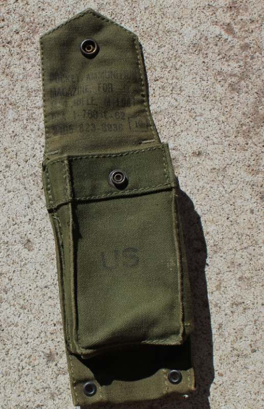 Vietnam War M1961 ammo pouch dated 1962 - FIELD & PERSONAL GEAR SECTION ...