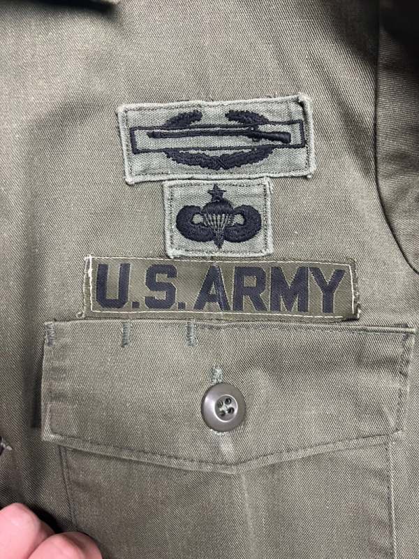 1st Cav Airborne Patch on OG 507 - UNIFORMS - U.S. Militaria Forum