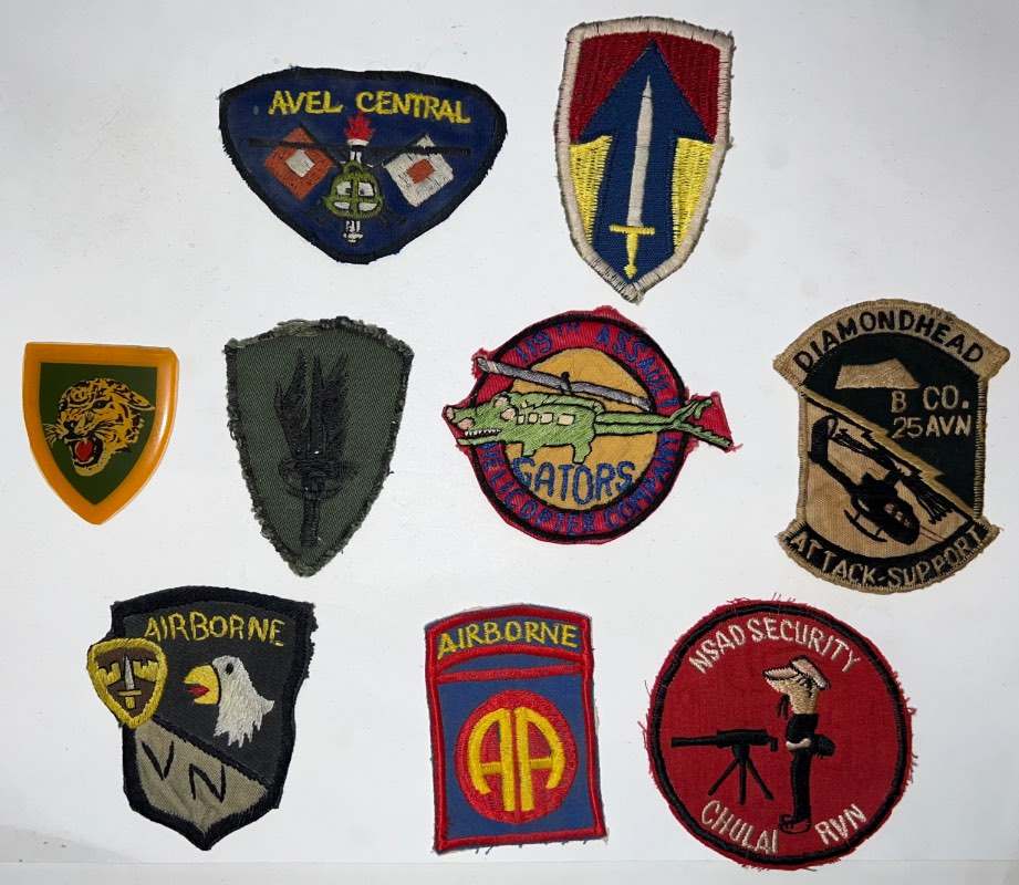 Vietnam War Patches - Originals or Repros - ARMY AND USAAF - U.S ...