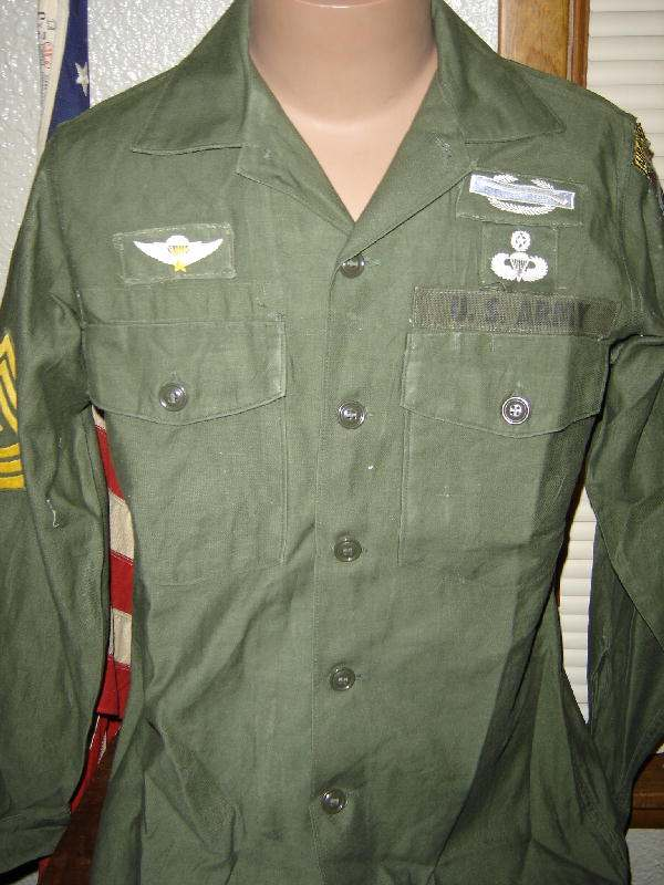 1st Cav Airborne Patch on OG 507 - UNIFORMS - U.S. Militaria Forum