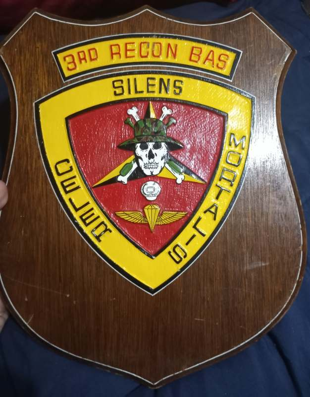 Philipines made USMC 3rd Recon Battalion Plaque - UNOFFICIAL MILITARY ...