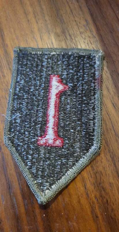 1st ID patch, origin unknown - CAN YOU IDENTIFY THIS PATCH? - U.S. Militaria Forum