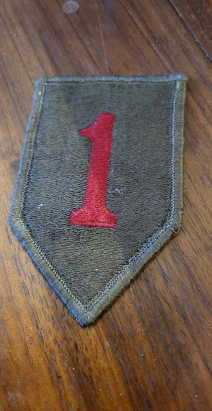 1st ID patch, origin unknown - CAN YOU IDENTIFY THIS PATCH? - U.S ...