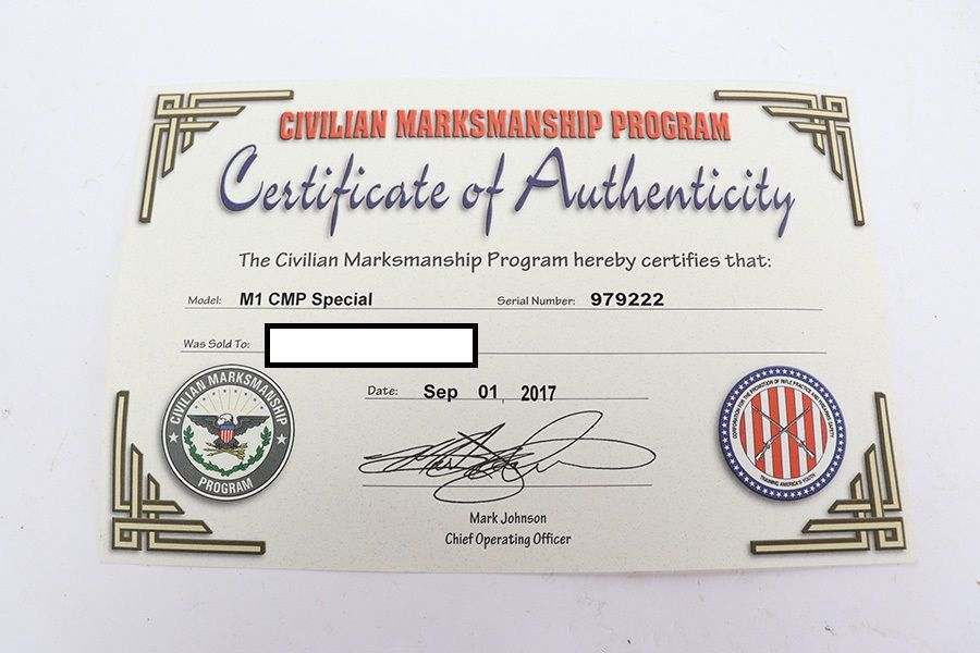 New CMP Special Grade - RIFLES - U.S. Militaria Forum