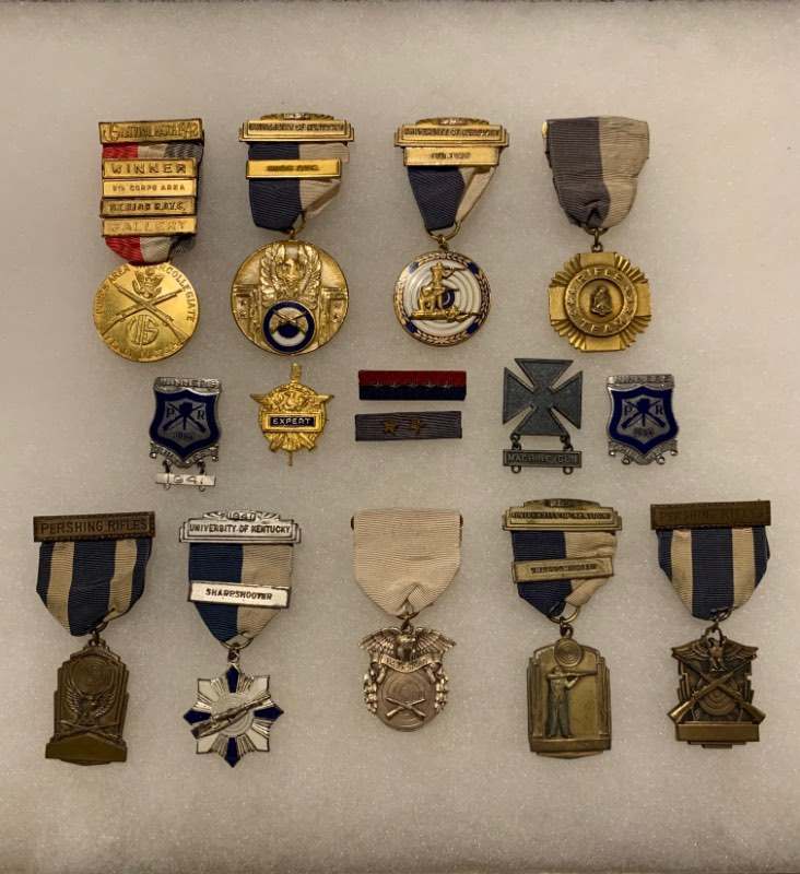 Uniform grouping of 2nd Lt. Winston L. Blythe. Co. B, 756th Tank Battalion. KIA near Nuremberg ...