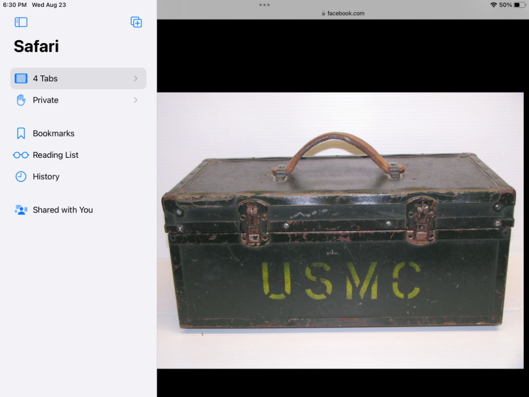 USMC Painted Competition Range Box - FIREARMS - U.S. Militaria Forum