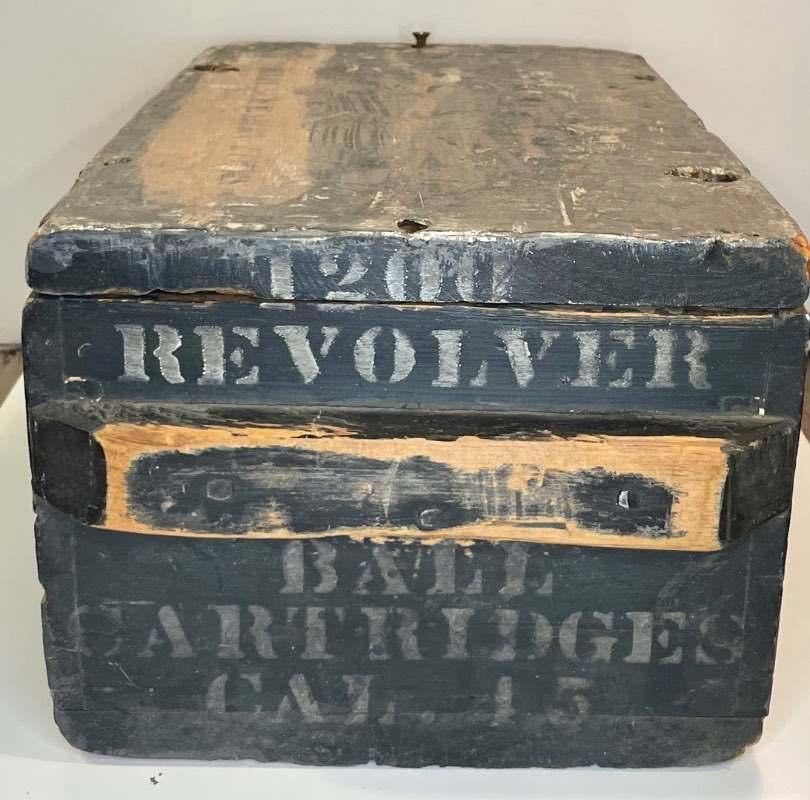 1878 FRANKFORD ARSENAL .45 CRATE - (1866-1890) PLAINS INDIAN WARS ...