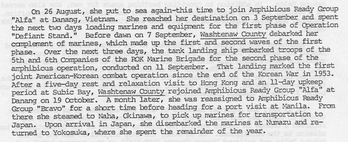 Joint US ROK Vietnam War amphibious operation DEFIANT STAND - MILITARY ...