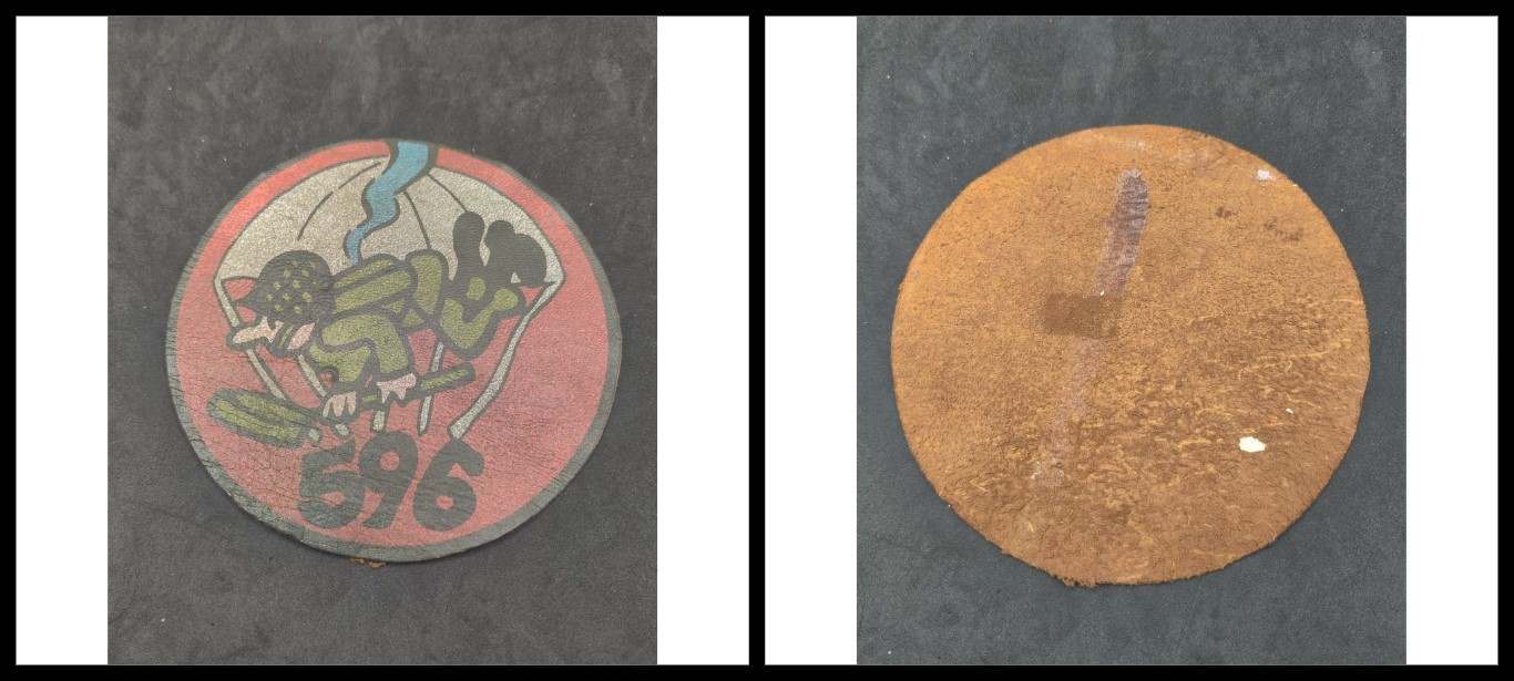 Airborne 596th Eng Leather Patch - ARMY AND USAAF - U.S. Militaria Forum