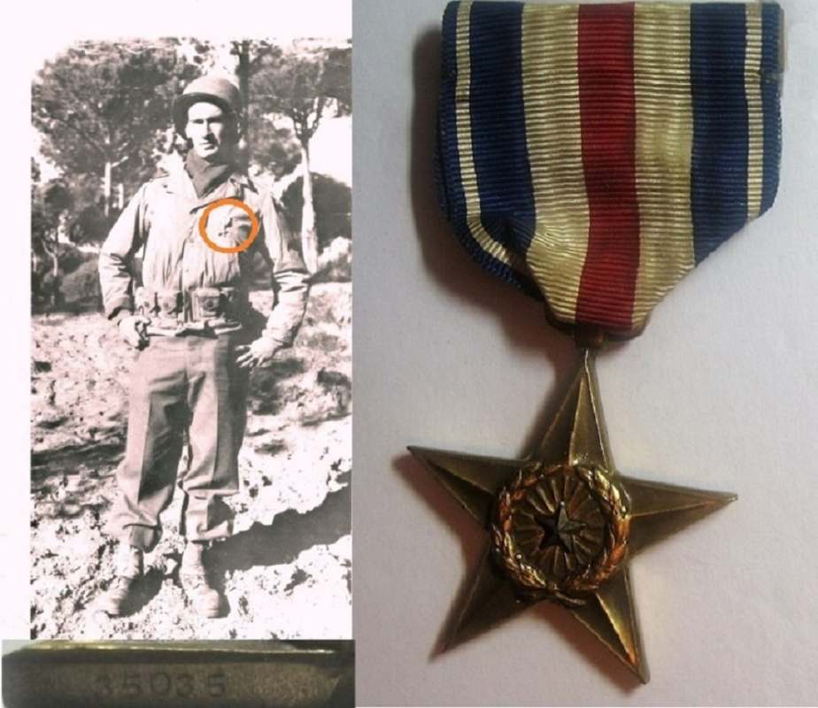 Split Brooch Silver Star BB&B Type 1? WWI or WWII Recipient ...