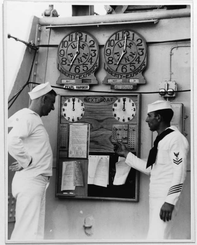 US Navy Deck Clock No.3 - NAVAL SEA SERVICE GEAR - SHIPBOARD, SUBMARINE ...