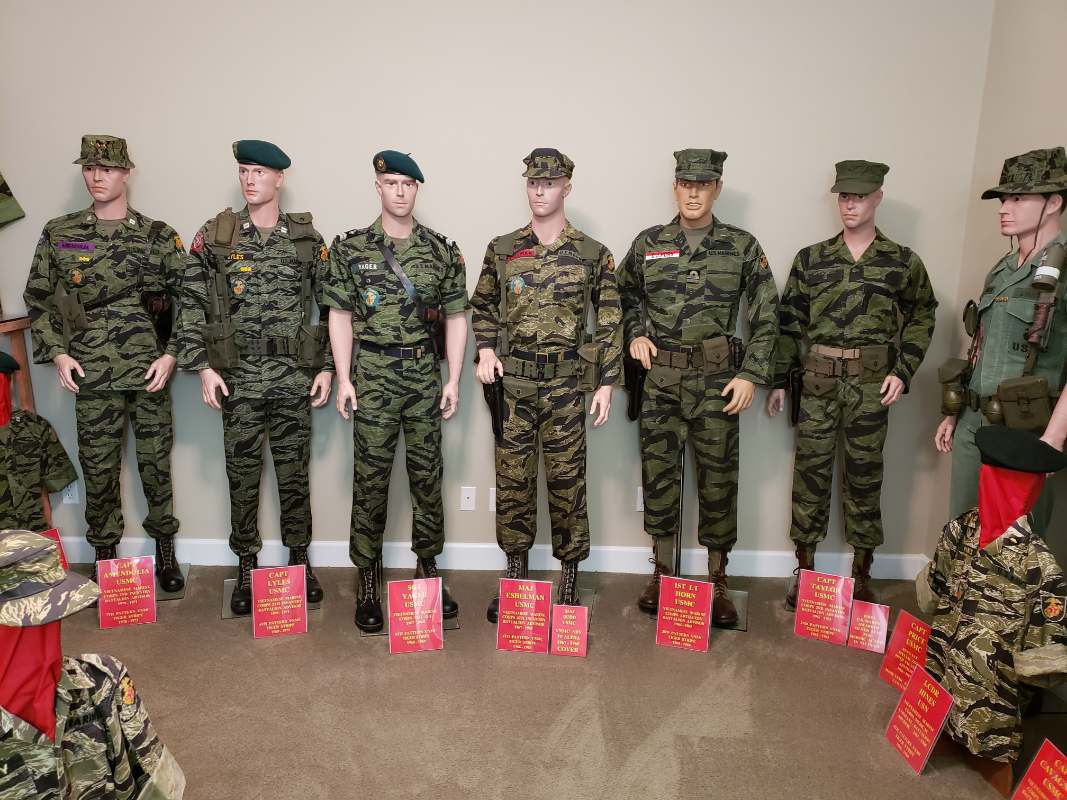 1954-1975 US MARINE VNMC ADVISOR TIGER STRIPE UNIFORM PATTERNS AND ...