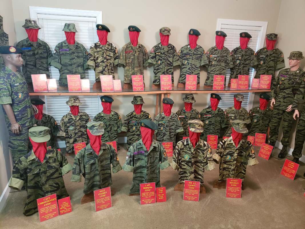 1954-1975 US MARINE VNMC ADVISOR TIGER STRIPE UNIFORM PATTERNS AND ...