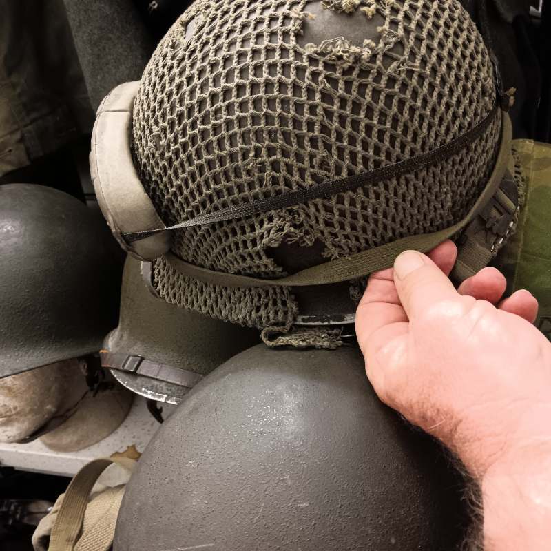 Original WWII helmet nets ? - M-1; M-1C & M-2 HELMETS - U.S. Militaria ...