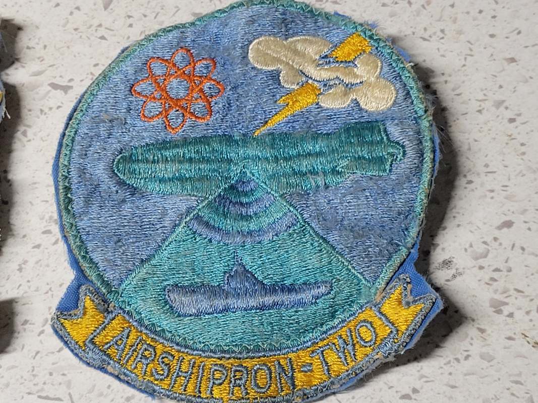 USN Airship Squadron Two & Saratoga patches, Japanese made? - NAVY ...