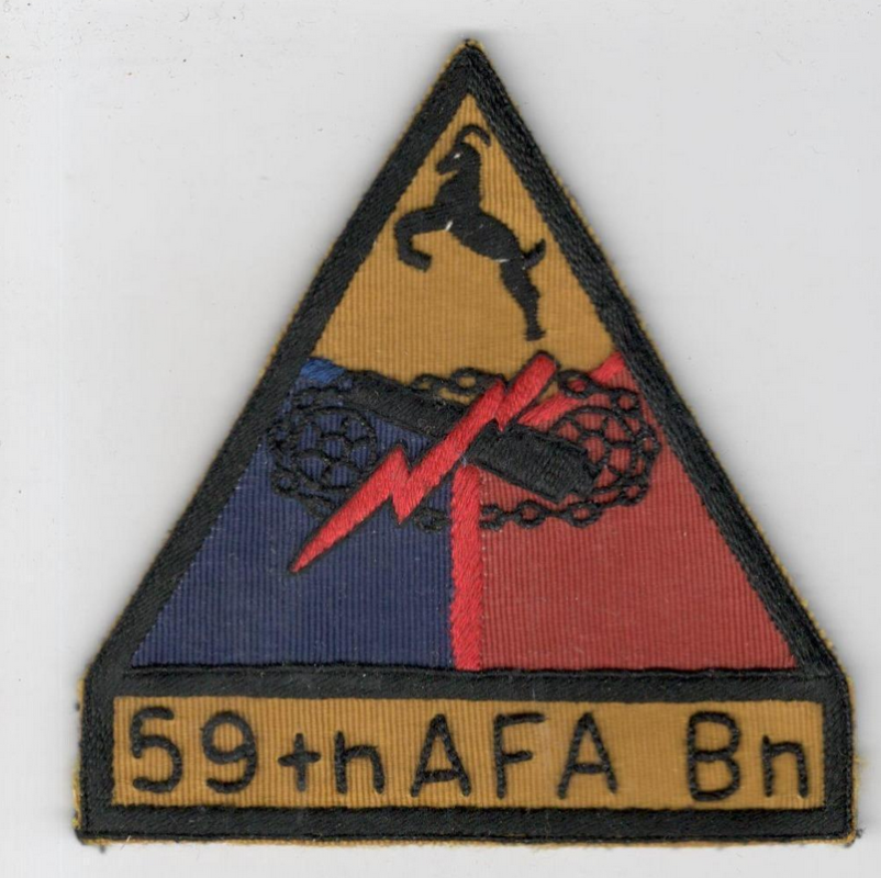 59th Armored Field Artillery patch - ARMY AND USAAF - U.S. Militaria Forum