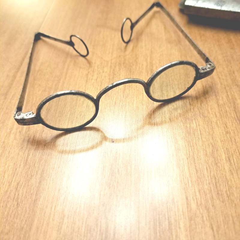 Revolutionary War Period Spectacles And Case - (1776-1860) AMERICAN ...