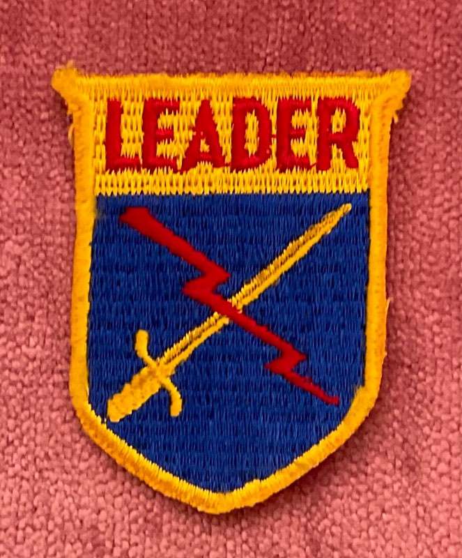 US Army (?) “LEADER” Patch - Any ID On This One? - CAN YOU IDENTIFY ...