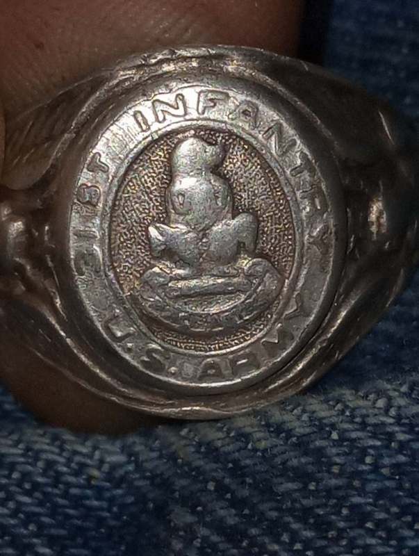 31st Infantry Sterling Polar Bear Unit Regiment Ring - DISTINCTIVE UNIT ...