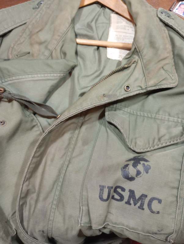 USMC Field Jacket Stenciled Back - UNIFORMS - U.S. Militaria Forum