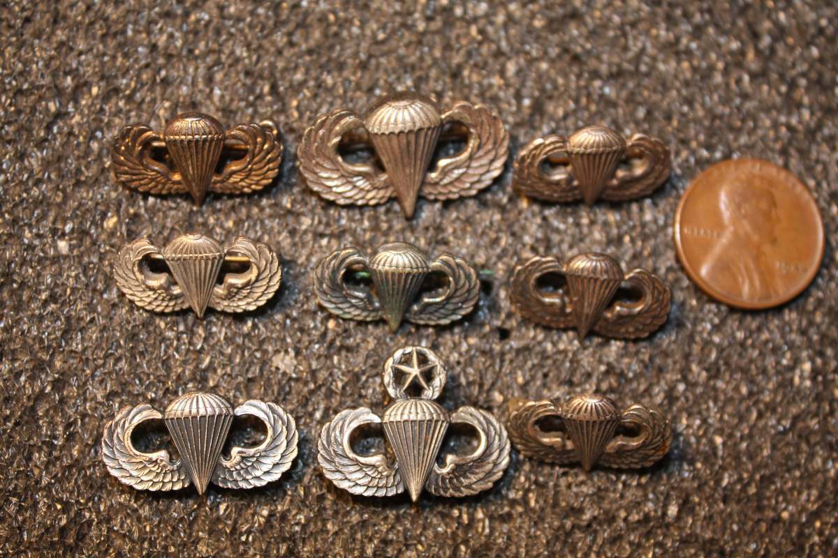 Miniature Wings - AIRBORNE, GLIDER TROOPS, PARATROOP JUMP WINGS AND ...