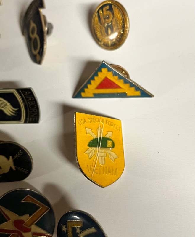 Special Forces Gold Tab Pins Special Forces 1 1/8" Operation Enduring ...
