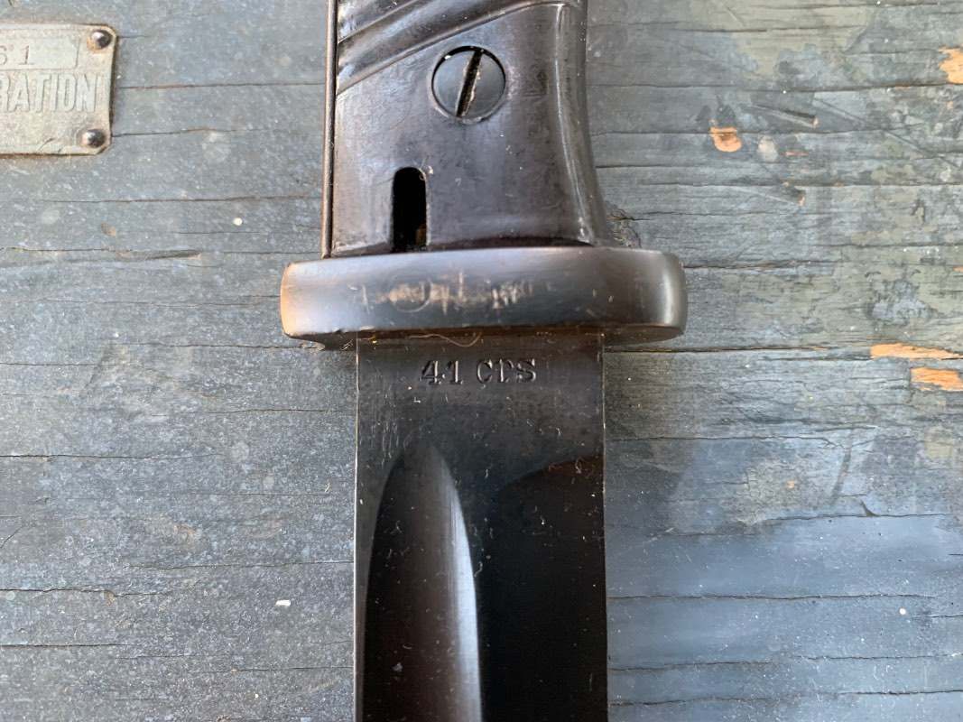 Pair of Mauser bayonets, trophies of Sgt. William Ruff 1st Armored ...
